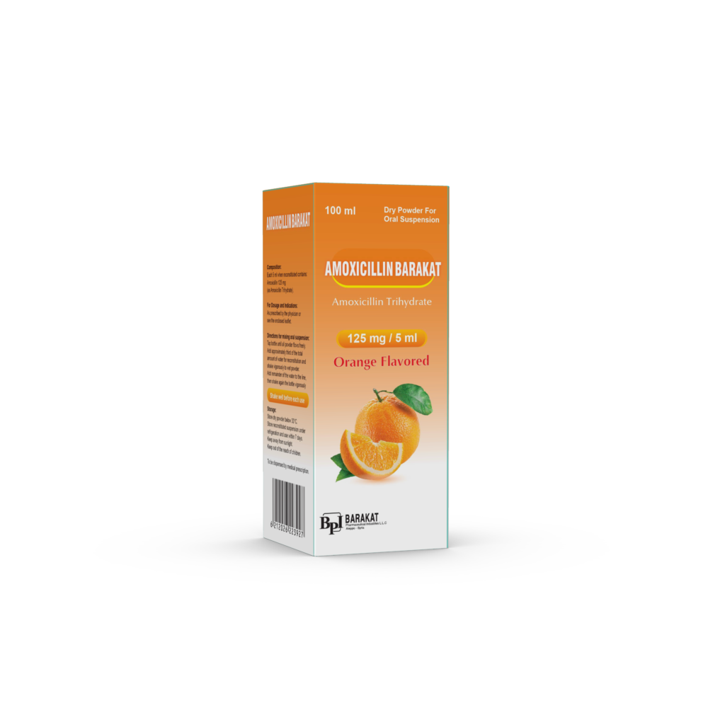 Amoxicillin 125mg Syrup – Pharmatech Company for Drugs and Medical Supply
