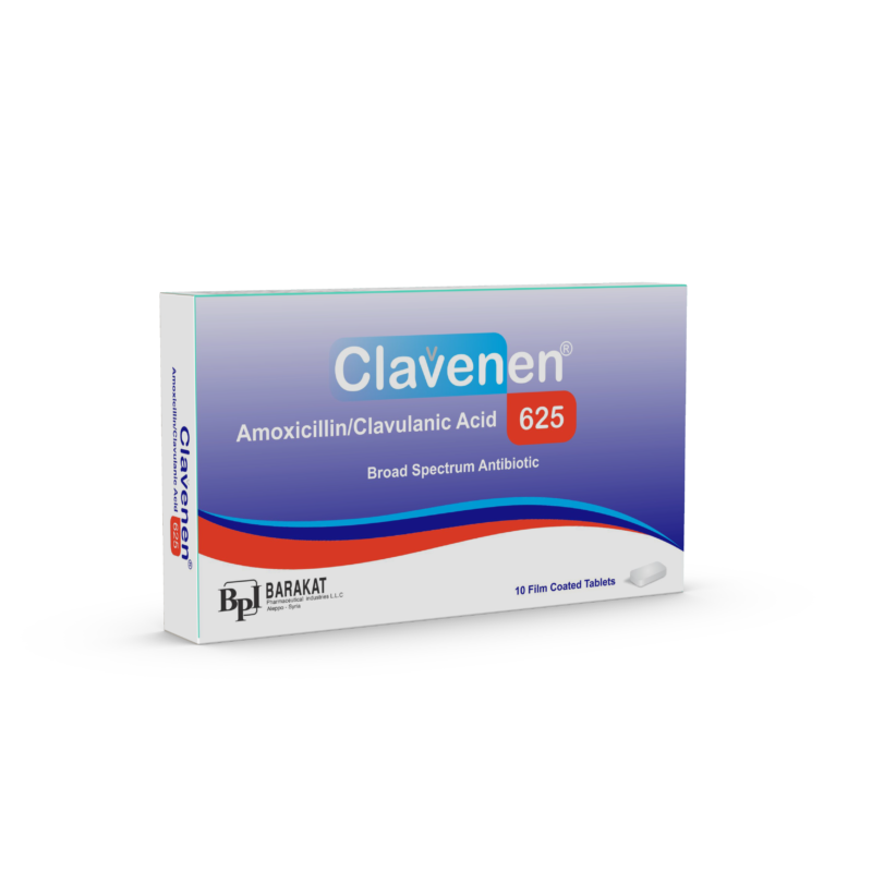 Clavenen 625 mg – Pharmatech Company for Drugs and Medical Supply