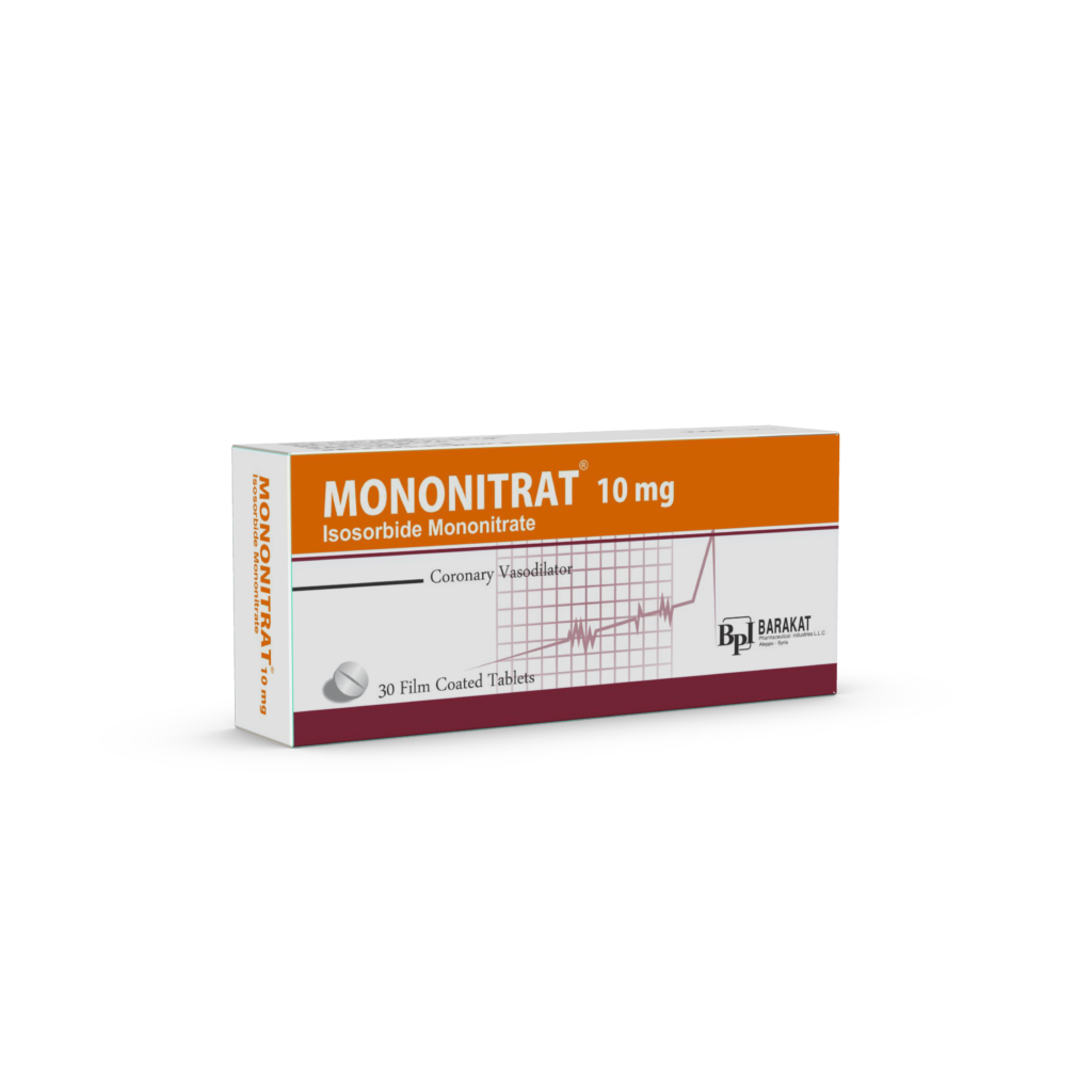 Mononitrat 10mg – Pharmatech Company for Drugs and Medical Supply